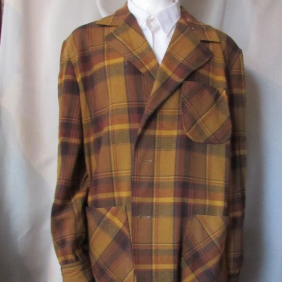 Pendleton | Jackets & Coats | Sale Iconic Pendleton 49er Plaid Wool ...